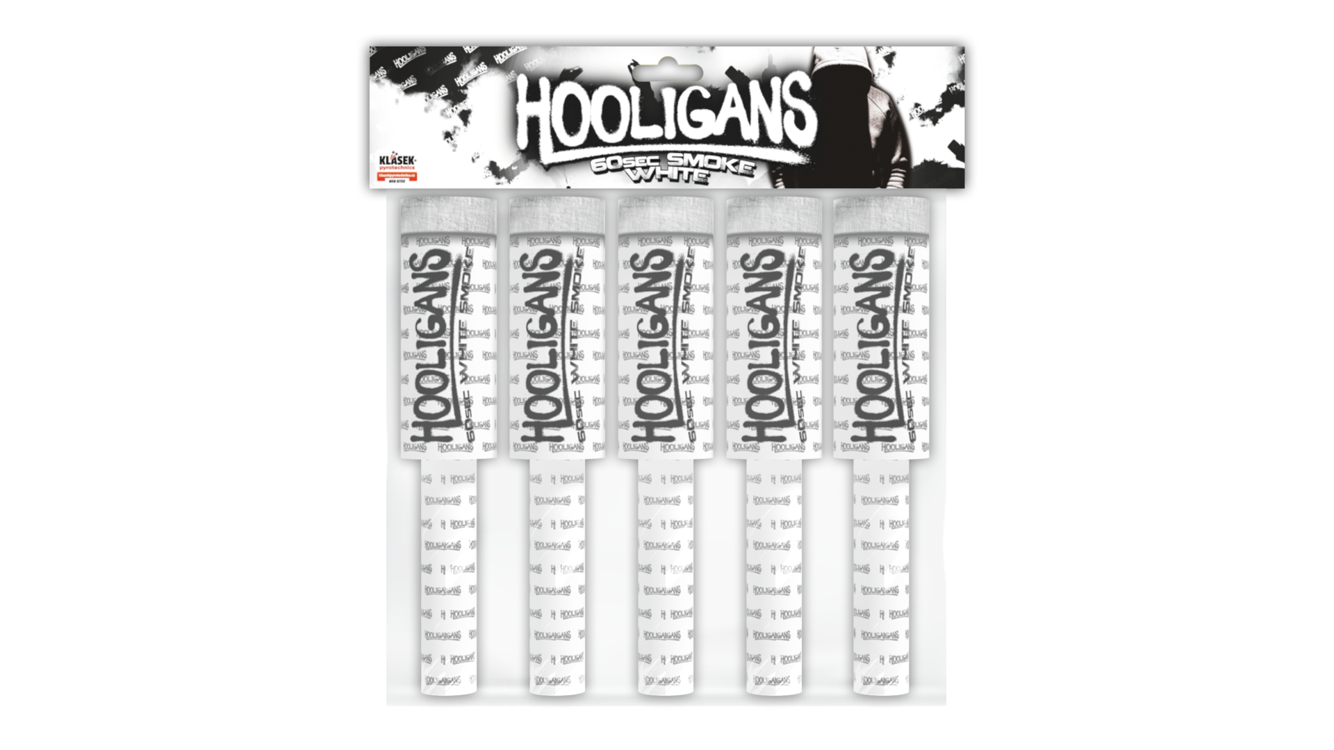 Hooligans Rauch-Torch Weiß