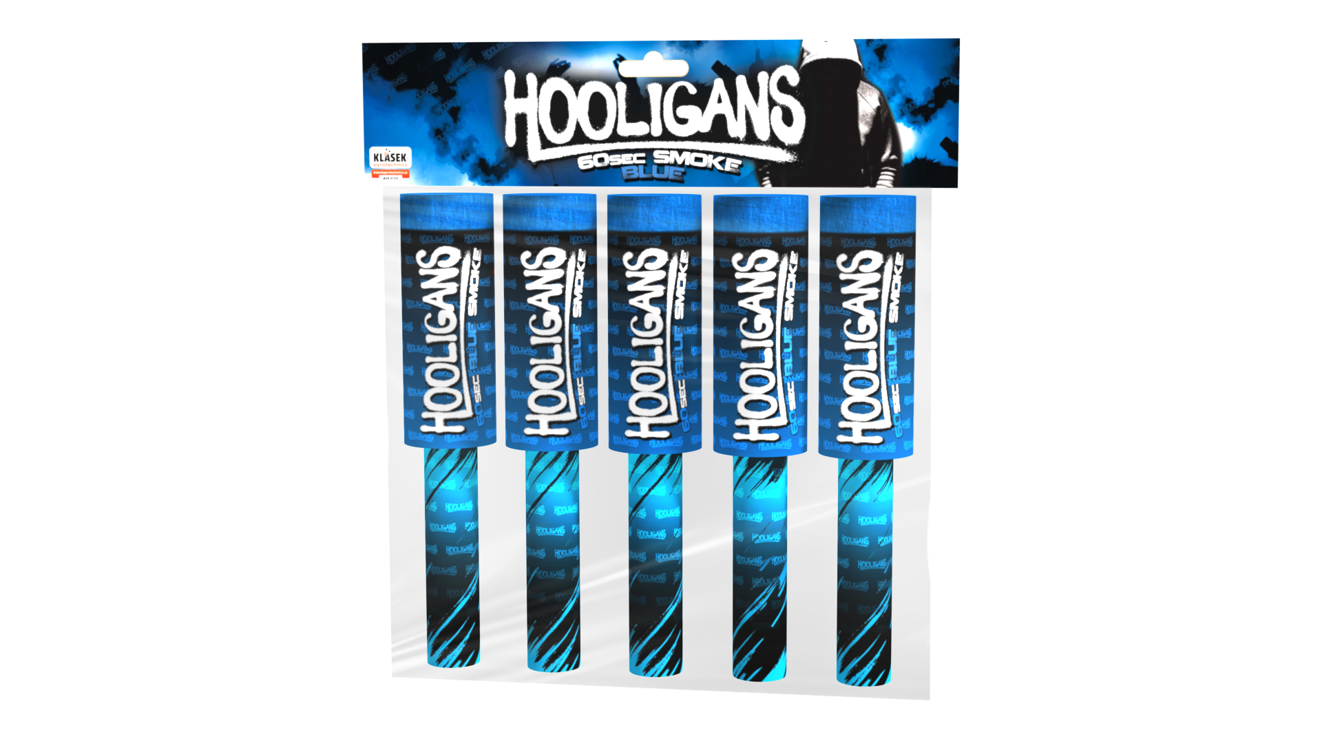 Hooligans Rauch-Torch Blau